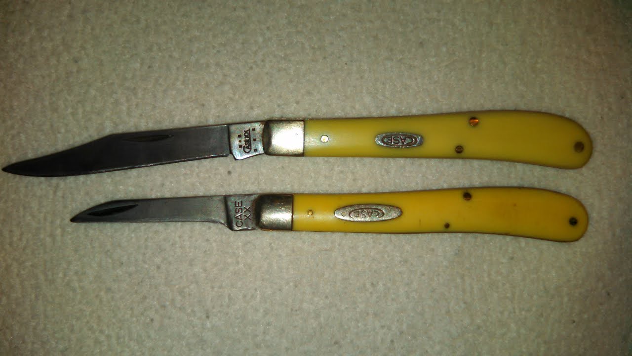Case slimline trapper knife - YouTube