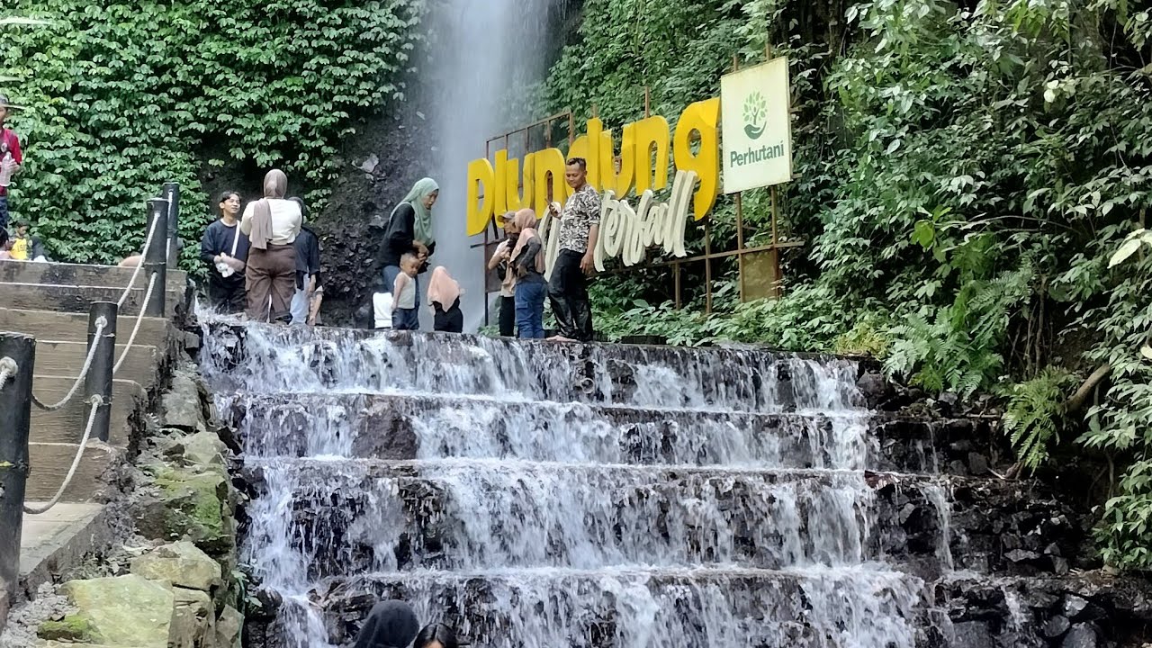 Full review "Dlundung Waterfall" Ketapanrame, Trawas, Mojokerto - YouTube