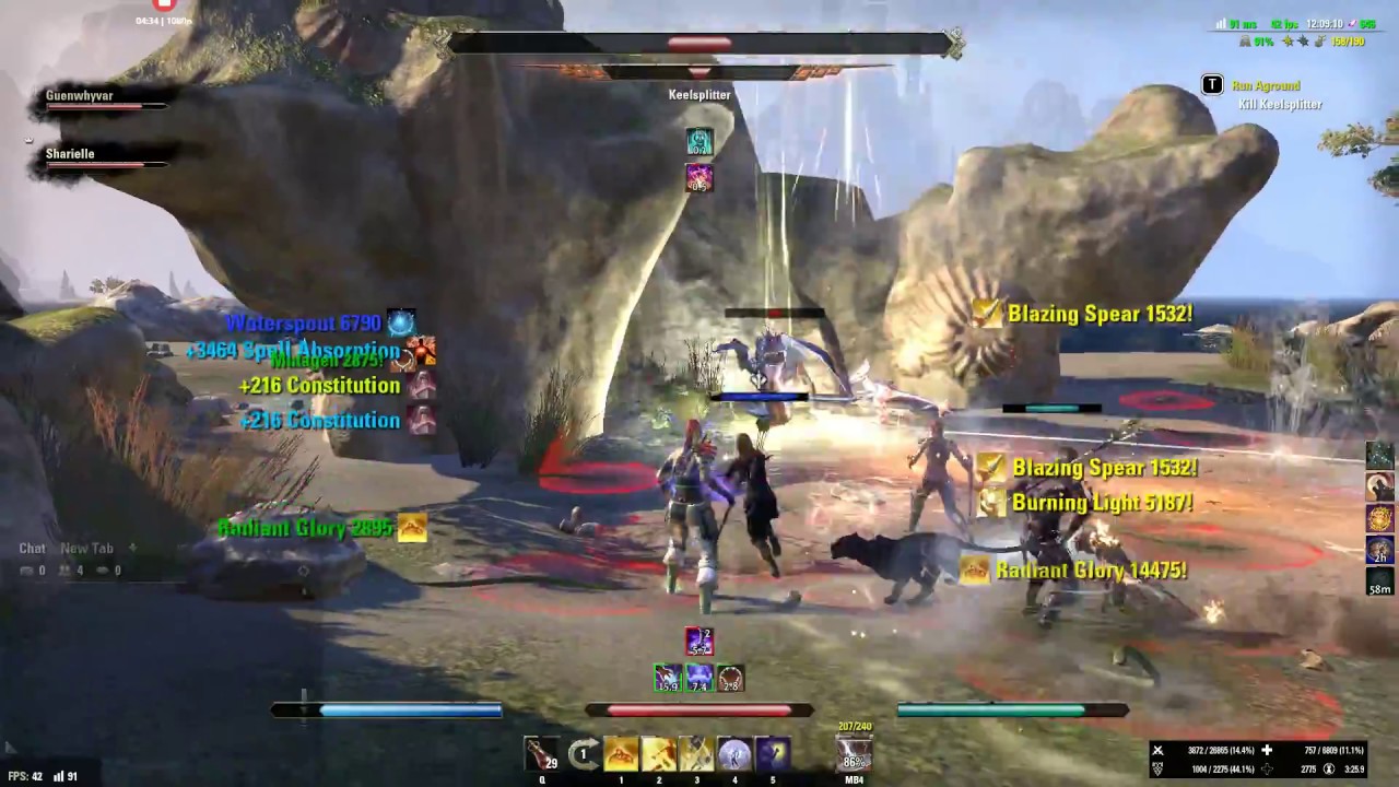 Keelsplitter world boss - Summerset - elder scrolls online - YouTube