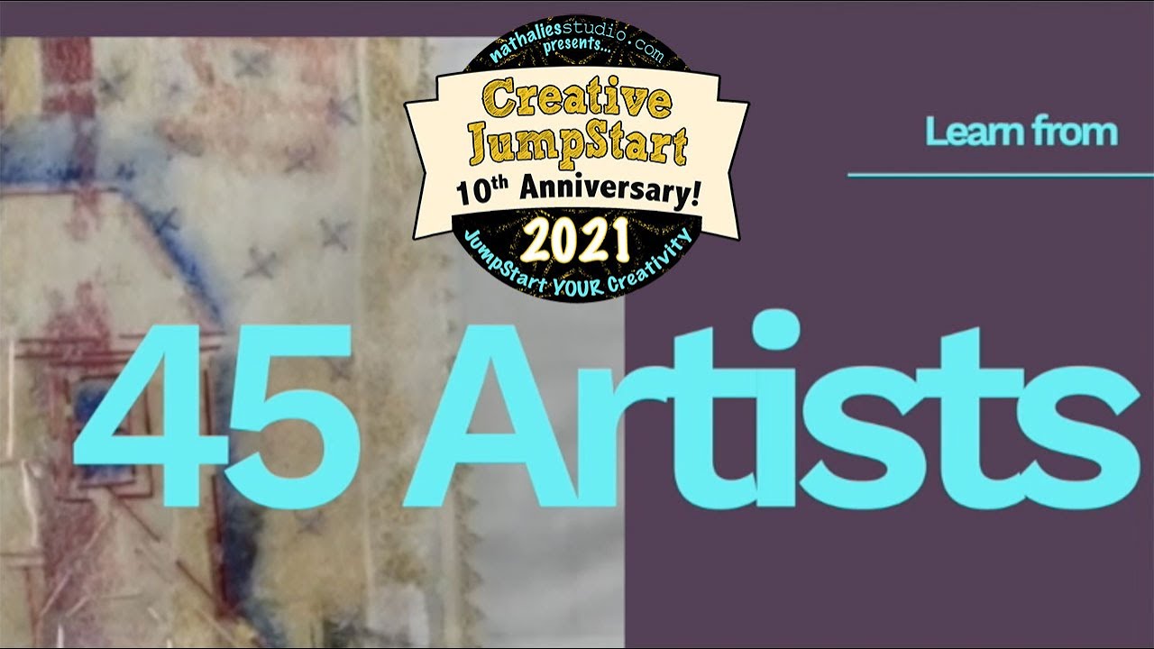 Creative JumpStart 2021 Online Workshop Trailer - STORYTELLER Theme - Art Journaling & Mixed ...