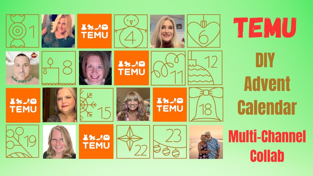 Temu Advent Calendar Collab @temu #shoptemu #haul - YouTube