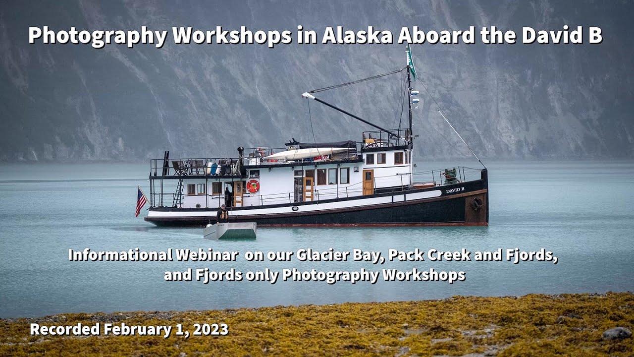 Photo Workshops Aboard the David B - Information Webinar - YouTube