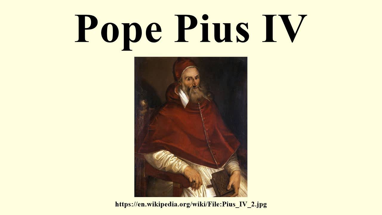 Pope Pius Iv