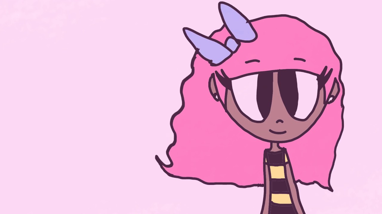 Girl Hair Blowing Animation - YouTube