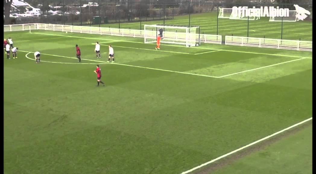 West Bromwich Albion's Samir Nabi scores a cracker for the U18s - YouTube