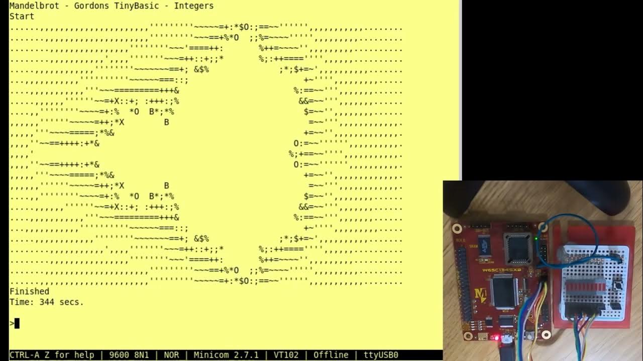 GIBL | TinyBasic | W65C134-SXB - YouTube