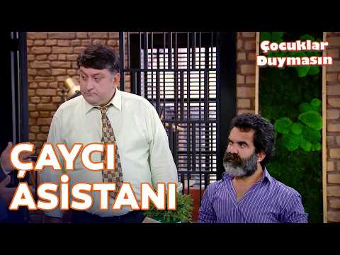Şükrü Hüseyin'in Çaycılık Asistanı Oldu! - Çocuklar Duymasın