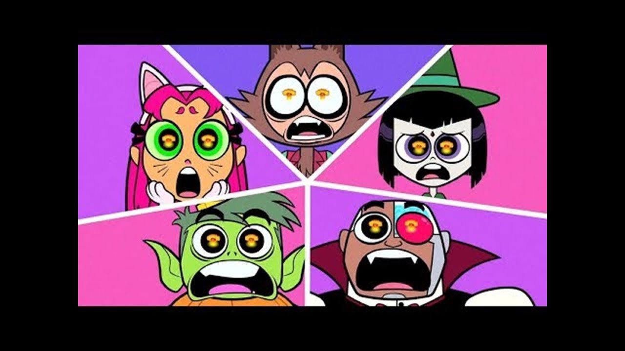 Teen Titans Go - Scary Figure Dance - YouTube