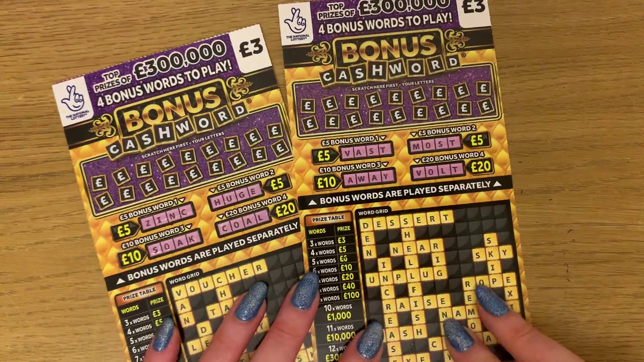 Bonus Cashwords £3 Scratch Cards, Multiple Wins 🤞🏼, UK National Lottery ...