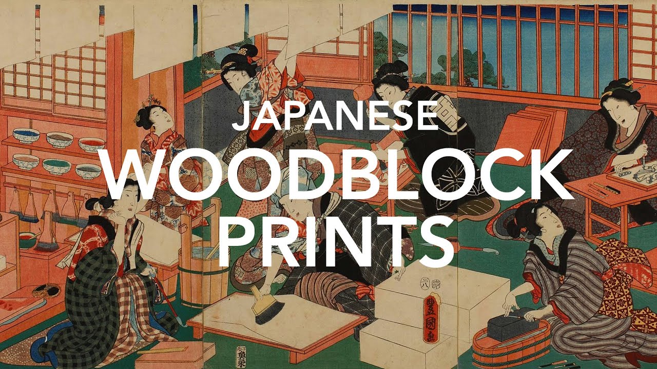 Art Lesson #8 - Japanese Woodblock Printmaking - YouTube