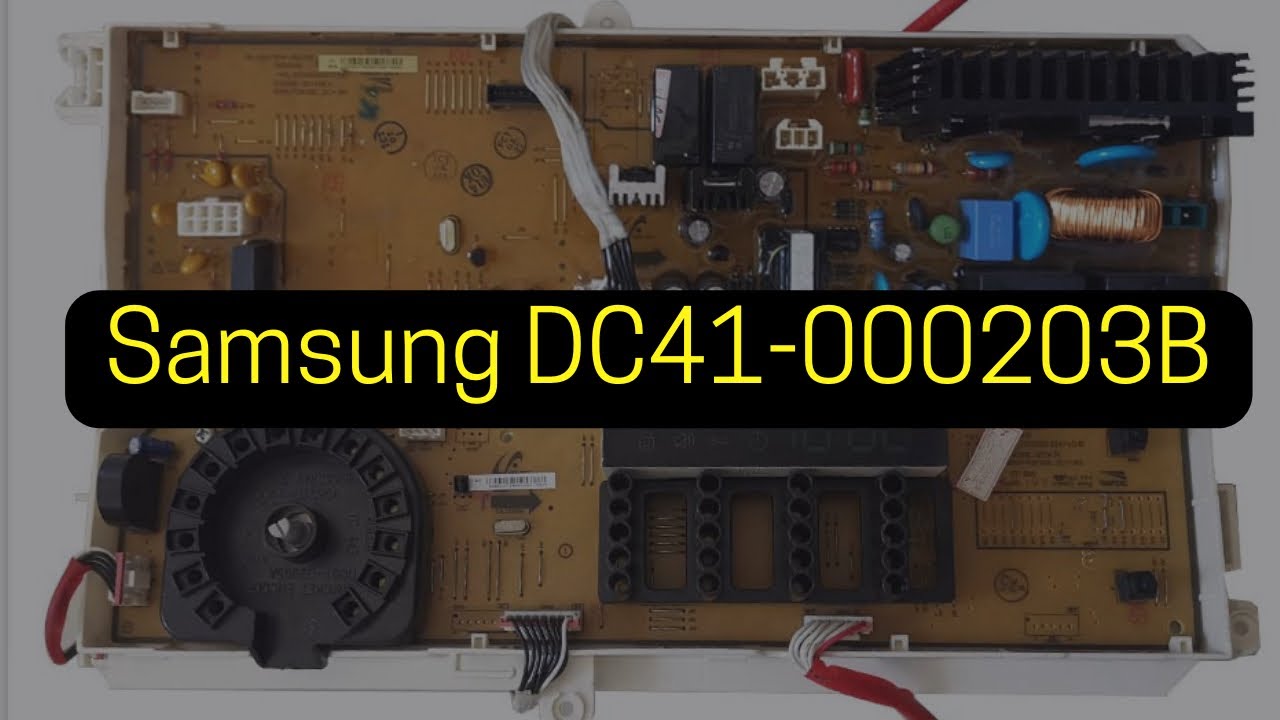 Samsung DC41-00203B видеообзор электронного модуля стиральной машины ...