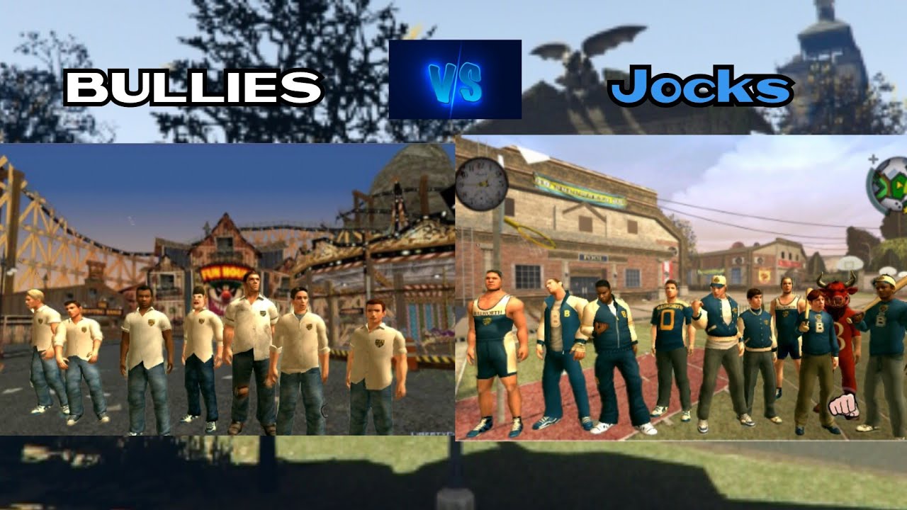 Bully A E - Bullies VS Jocks w/Mascot&Bob (III - Fights) (Full HD ...