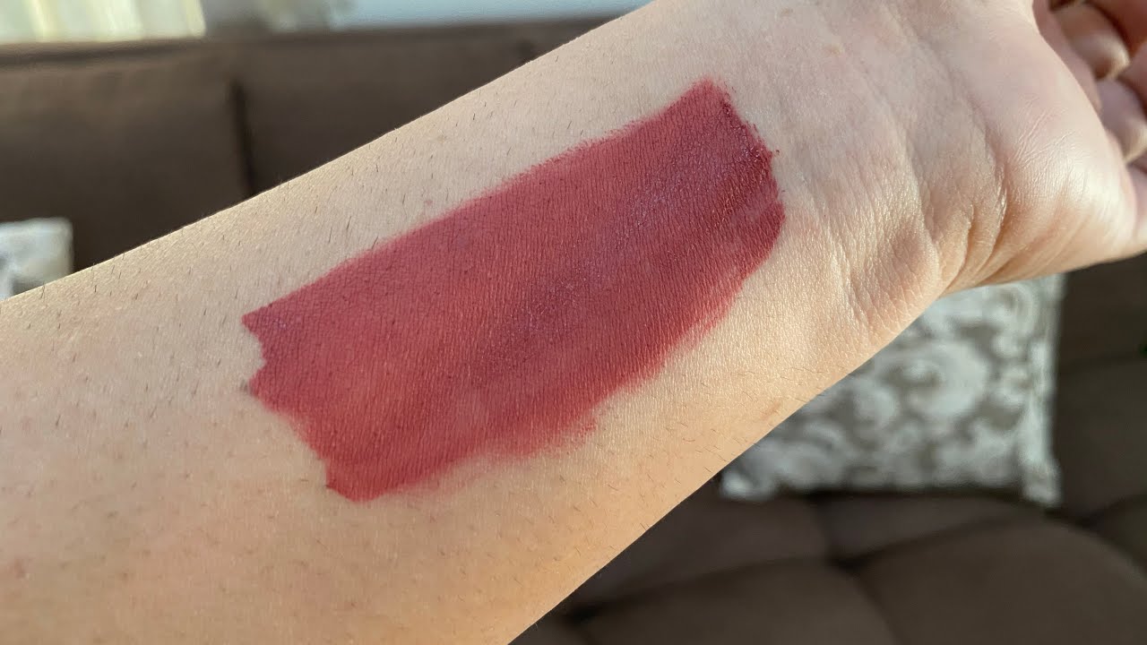 NYX Lingerie lipstick: Exotic - YouTube