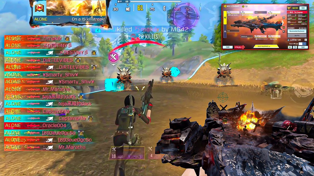 THIS LMG ( MG42 ) HAS FASTEST KILLING TIME | MG42 GUNSMITH - YouTube