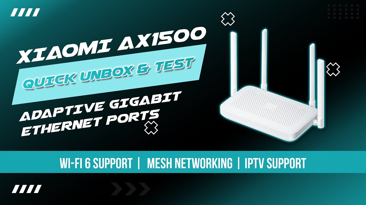 Xiaomi AX1500 Unboxing & Setup – Is This the Best Budget WiFi 6 Router ...