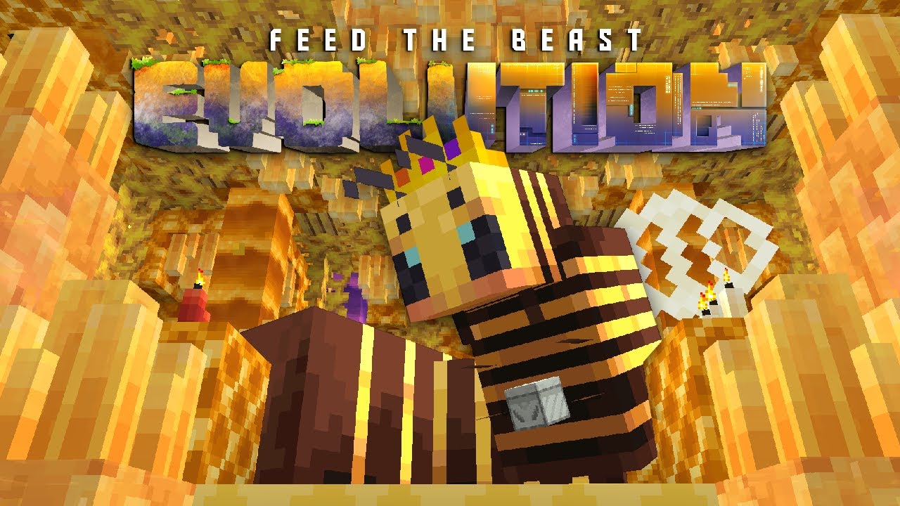 FTB Evolution｜Day 11｜The Bumblezone Madness and Productive Bees - YouTube