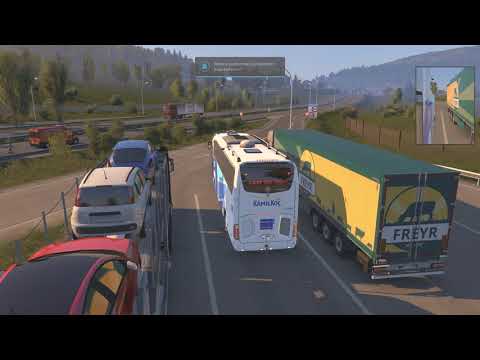 Kamil Koç - Travego Otobüs - İzmir - Samsun - Ordu - Giresun - Artvin Seferi - Euro Truck Simulator