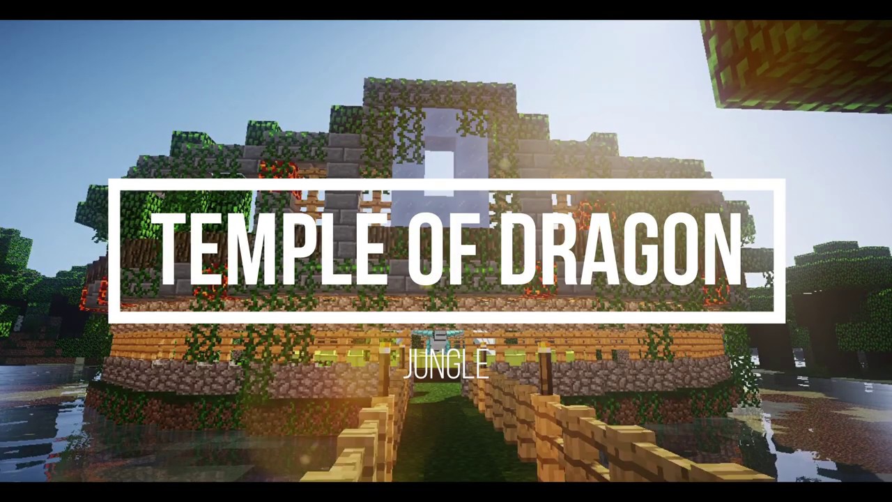 Minecraft ~ Dragon Temple (Jungle) ~ Minecraft How To Build - YouTube