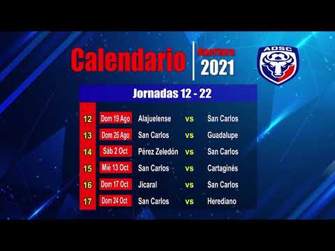 UNAFUT DIÓ A CONOCER EL CALENDARIO DE JUEGOS DEL APERTURA 2021 DE LA PRIMERA DIVISIÓN