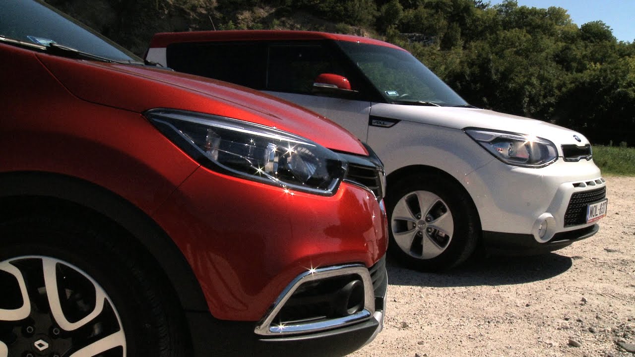 Renault Captur vs. KIA Soul - YouTube