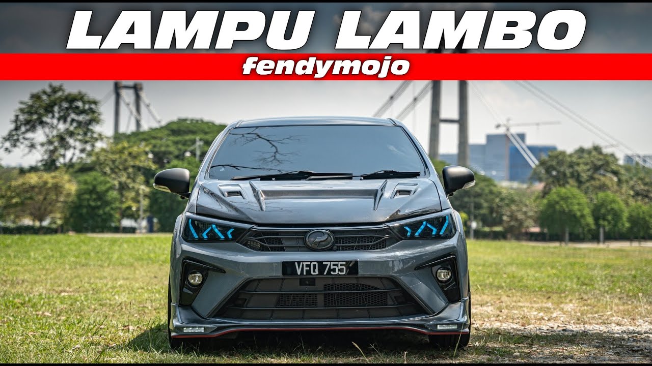 FENDY MOJO - setup lampu lambo, camera 360 bezza - YouTube