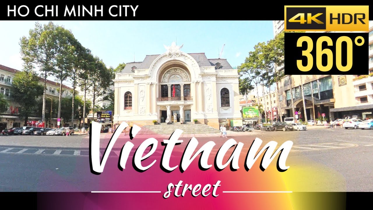 360 video | Vietnam street 4K | Nguyễn Huệ street | Ho chi minh city | 1 may 2024 | Insta360 X4 ...