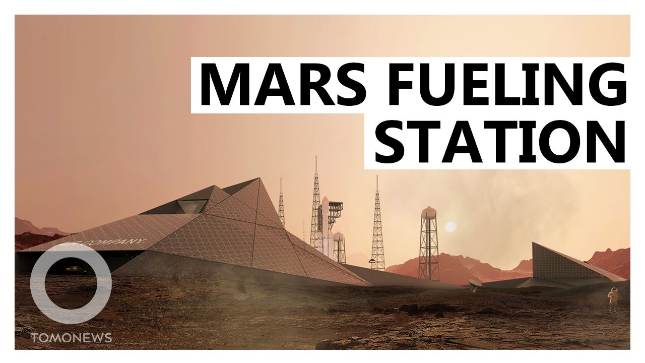 Awesome Concept Images Show Refueling Station on Mars - YouTube