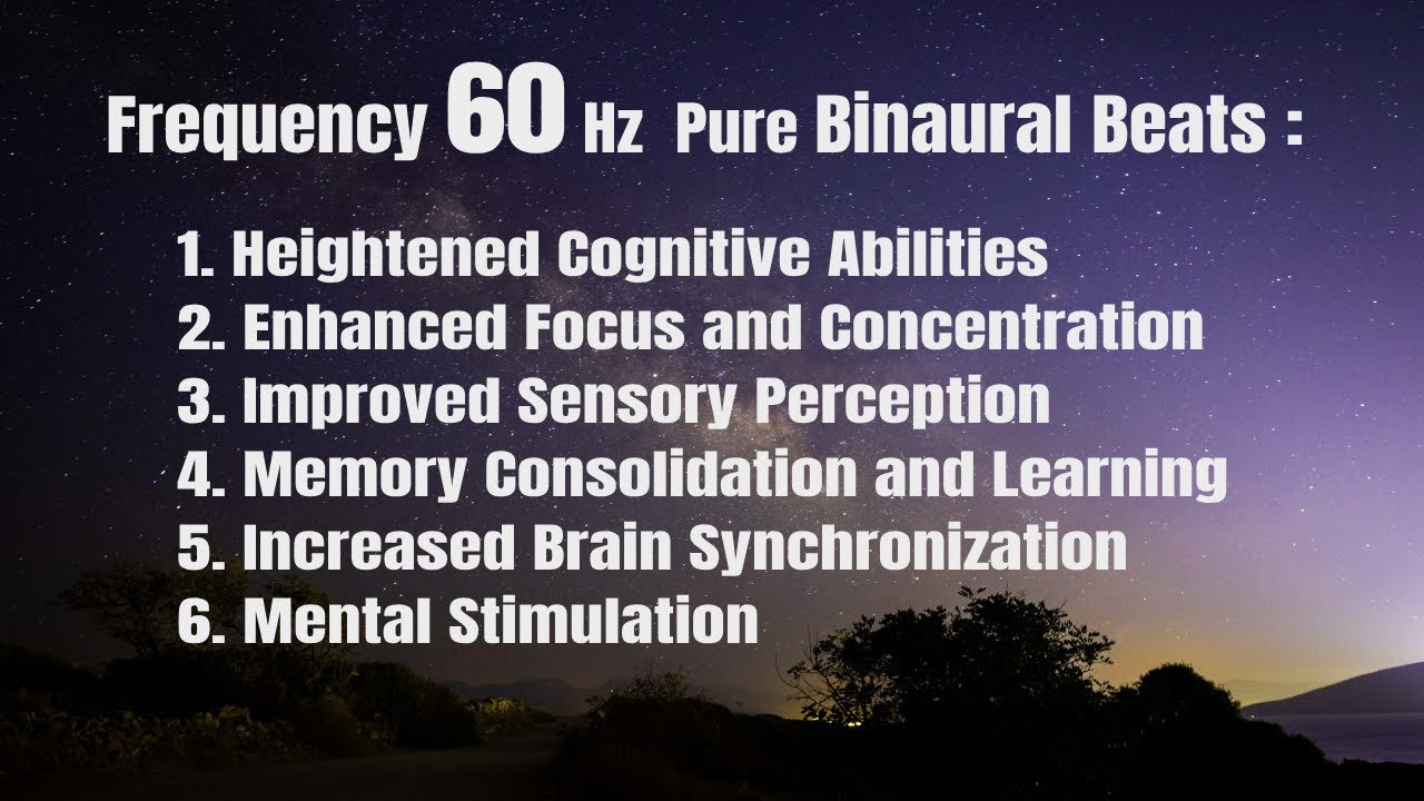 Frequency 60 Hz | Pure 60 HZ Binaural Beats - YouTube
