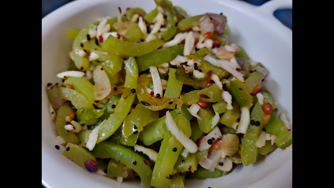 PUDALANKAI PORIYAL | SNAKE GOURD PORIYAL | PUDALANGAI | PORIYAL ...