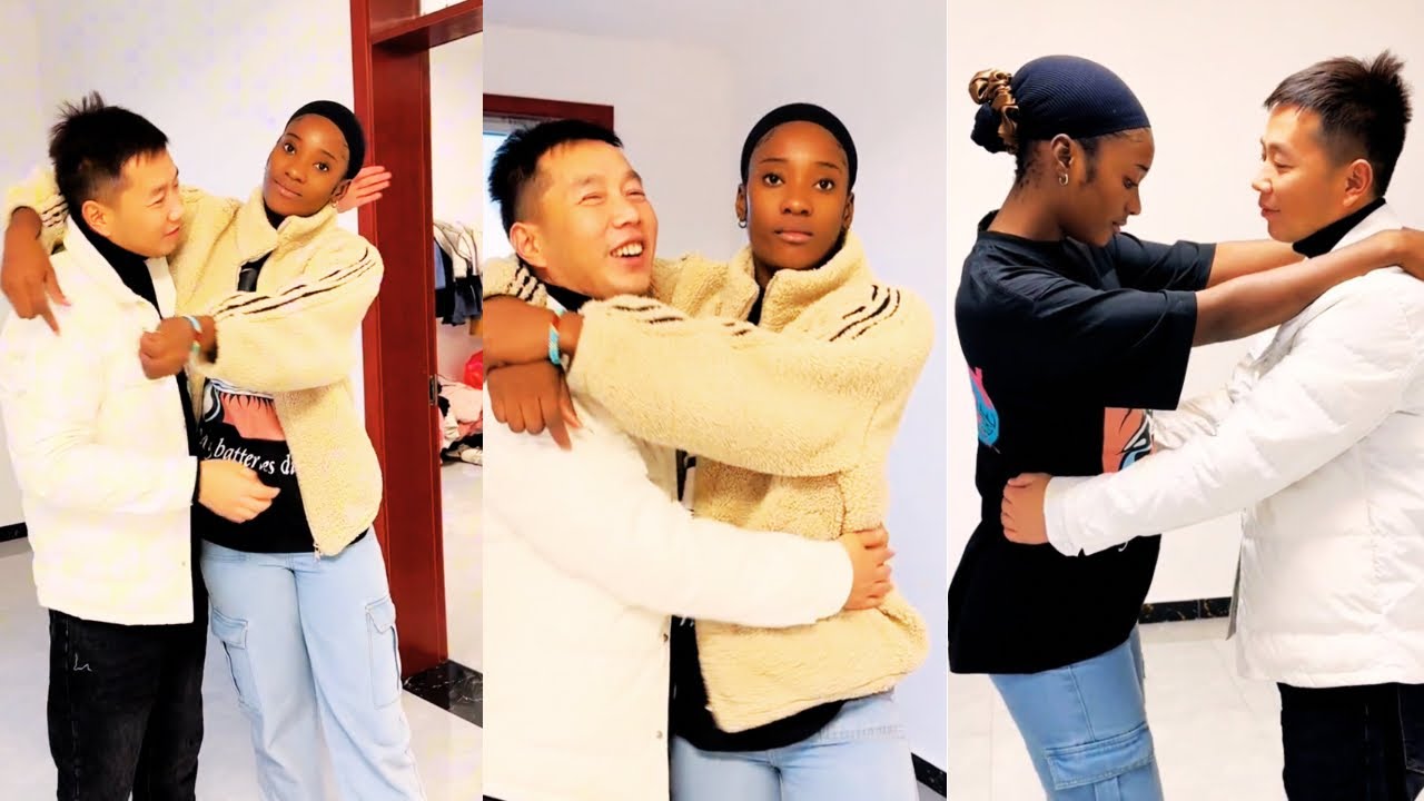 Anjiina and Jin Tao practice double dance - YouTube