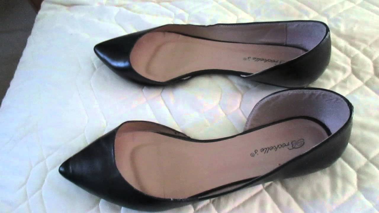 Shoes Only Low Cut Breckelle Semi Dorsay Flats 12aug15 Youtube
