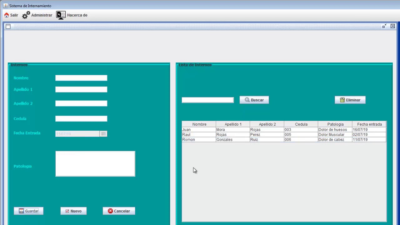 Presentación Aplicación Hospital en Java - YouTube