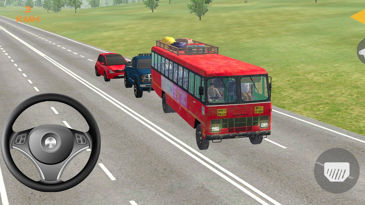 Indian Bus Simulator 3d Gameplay // Indian Sleeper Bus simulator ...