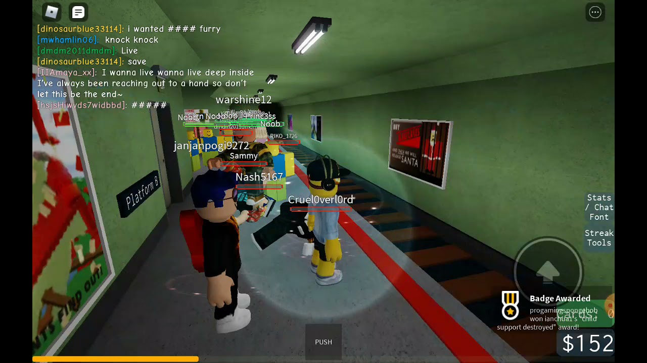 roblox fight in a Trian station simulator game funny moments - YouTube