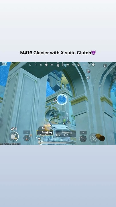 1v4 Clutch with Glacier | X suite😈 #pubgmobile #glacier - YouTube