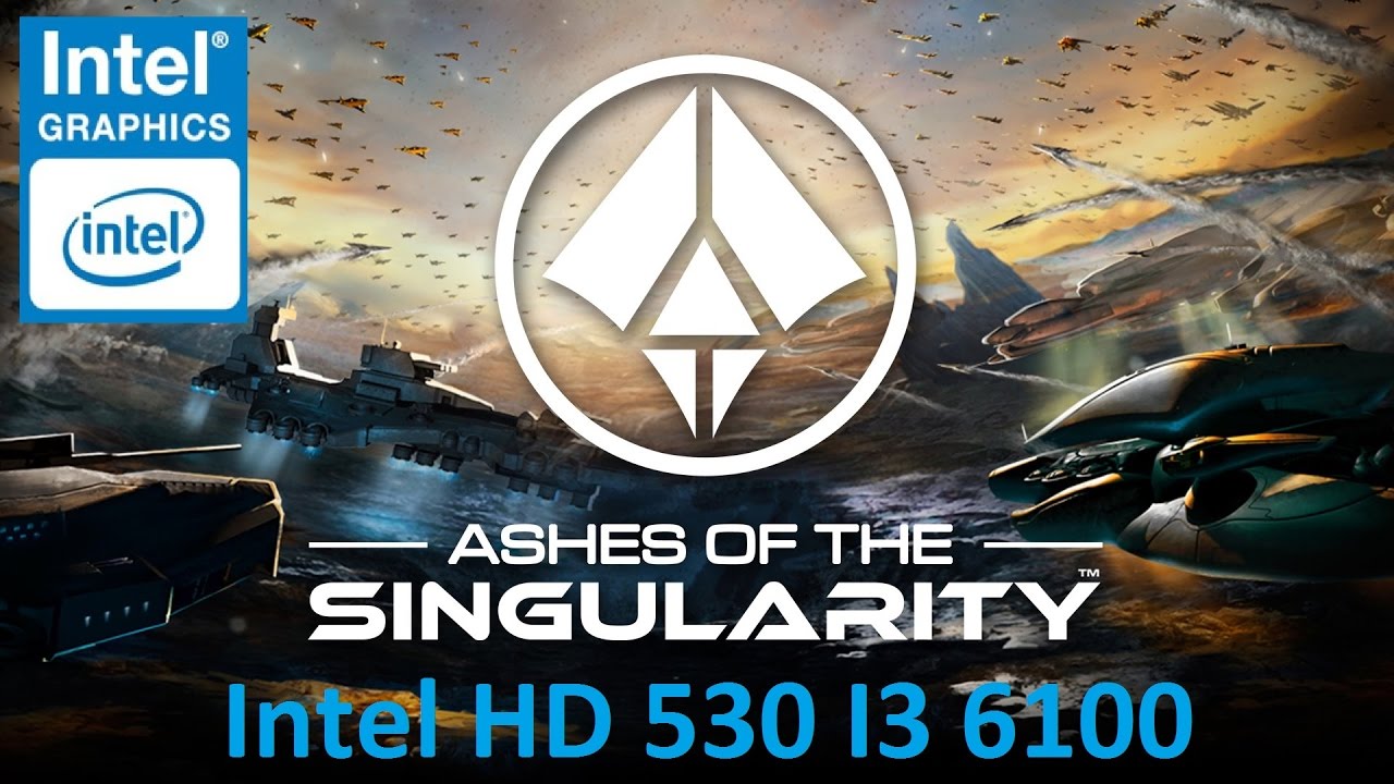 Intel HD Graphics 530 Ashes of the Singularity Test - YouTube