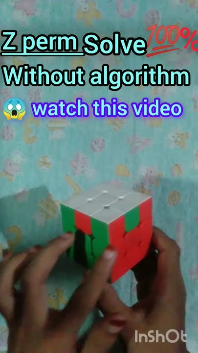z perm solve without algorithm. watch this video #rubikscube #shortvideo - YouTube