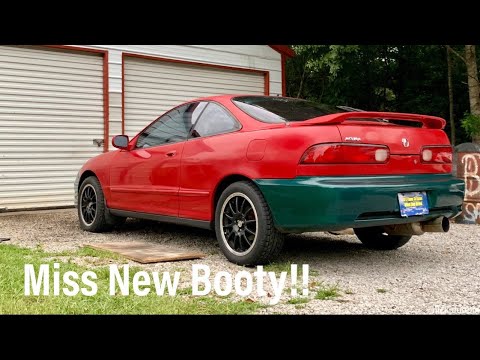 98+ REAR BUMPER INSTALL: DC2 Integra Build pt2 - YouTube