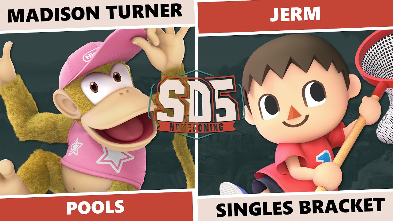 Stick Drift 5: Pools - Madison Turner (Diddy) Vs Jerm (Villager) SSBU ...