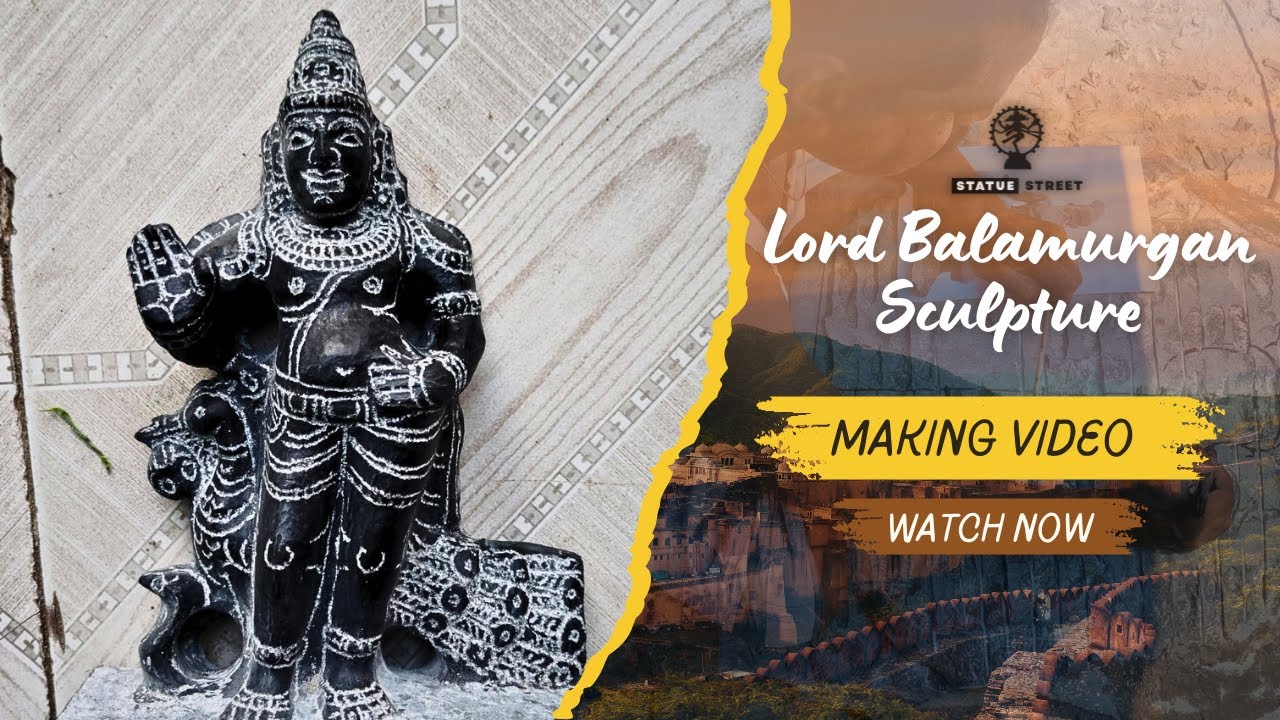 Balamurugan Stone Sculpture | Stone carving | பாலமுருகன் சிலை செய்யும் ...