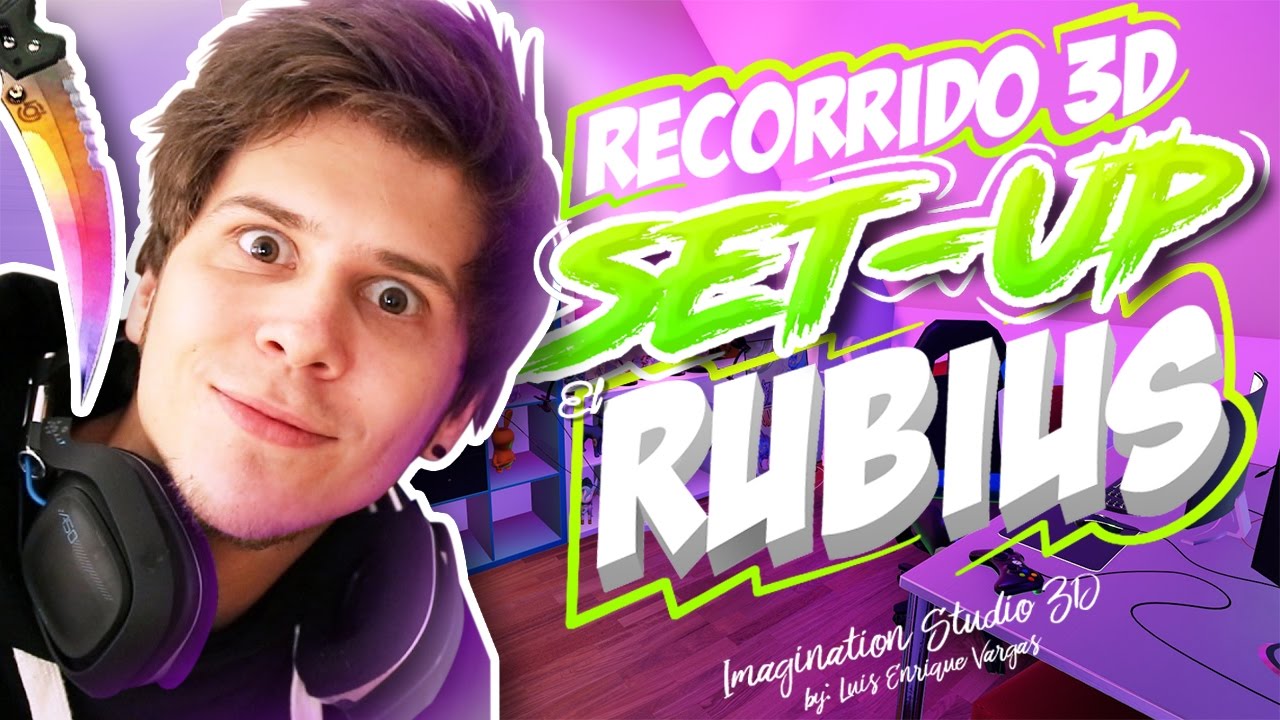 Set-up de Elrubius - UNBOXING DE HABITACIÓN 3D - YouTube