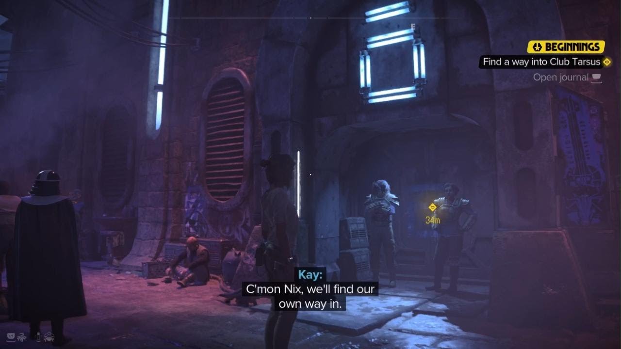 Star Wars Outlaws | Find a way into club tarsus Walkthrough Gameplay ...