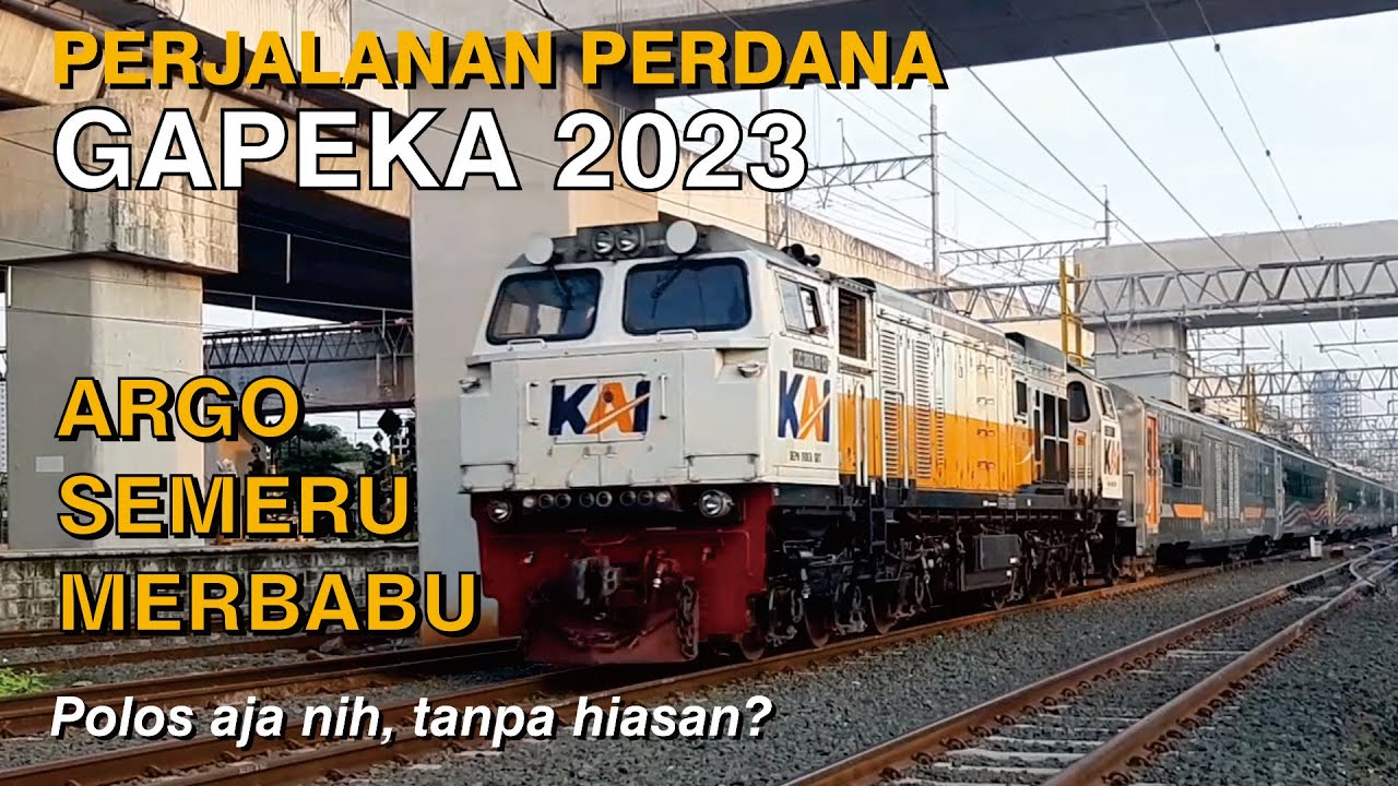 KOK BIASA SAJA YA? | Perjalanan Perdana duo ARGO TERBARU: Argo Semeru ...
