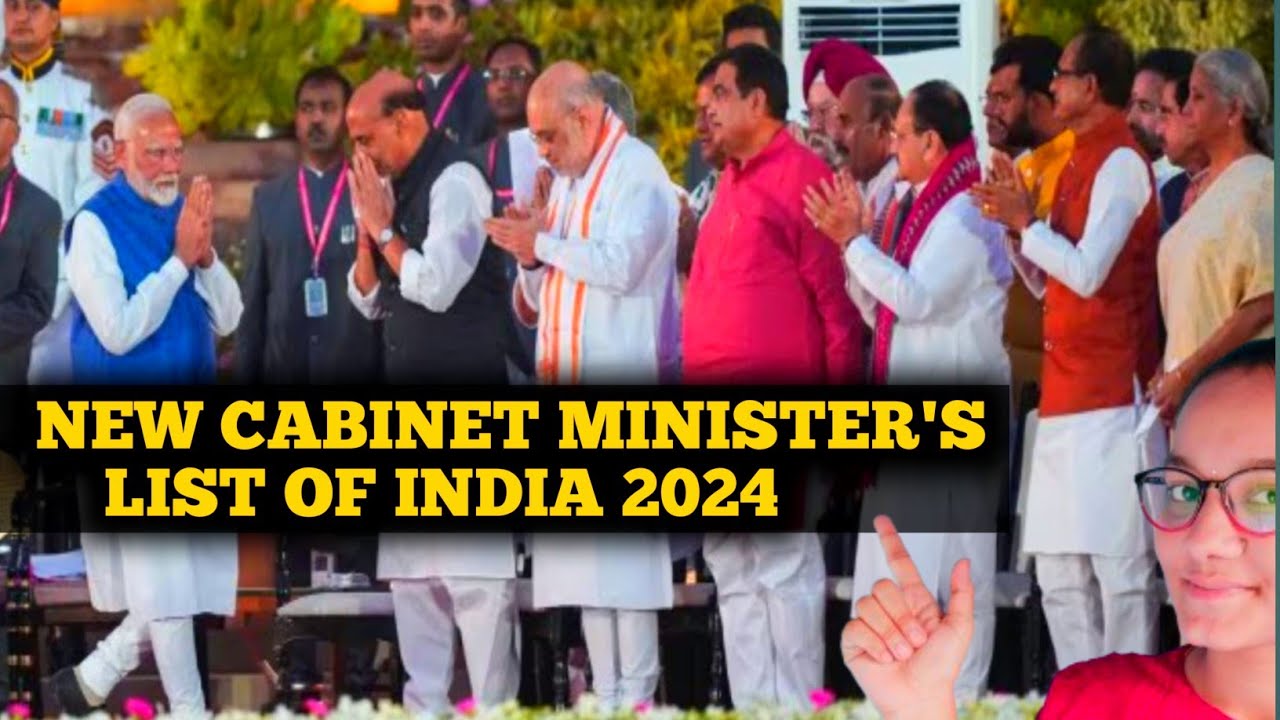 Indian New Cabinet Ministers 2024 | Narendra Modi | BJP - YouTube