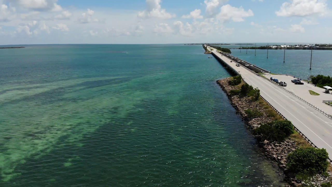 Florida Keys Tom's Harbor Channel Drone Footage - The Other Side - YouTube