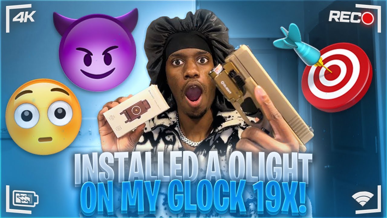 I INSTALLED A OLIGHT ON MY BRAND NEW GLOCK 19X |FIRST MOD| - YouTube
