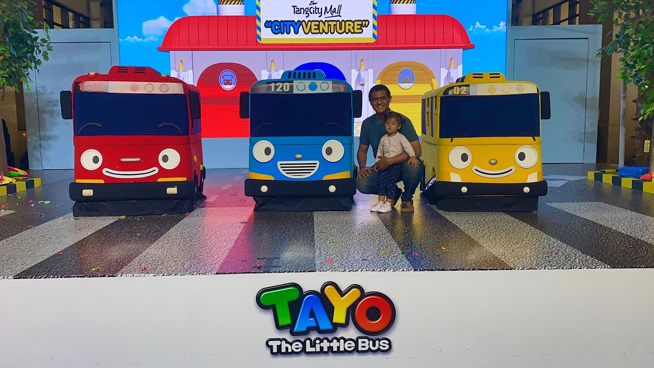 TAYO THE LITTLE BUS CITY ADVENTURE MEET & GREET // SINGING WITH TAYO ...