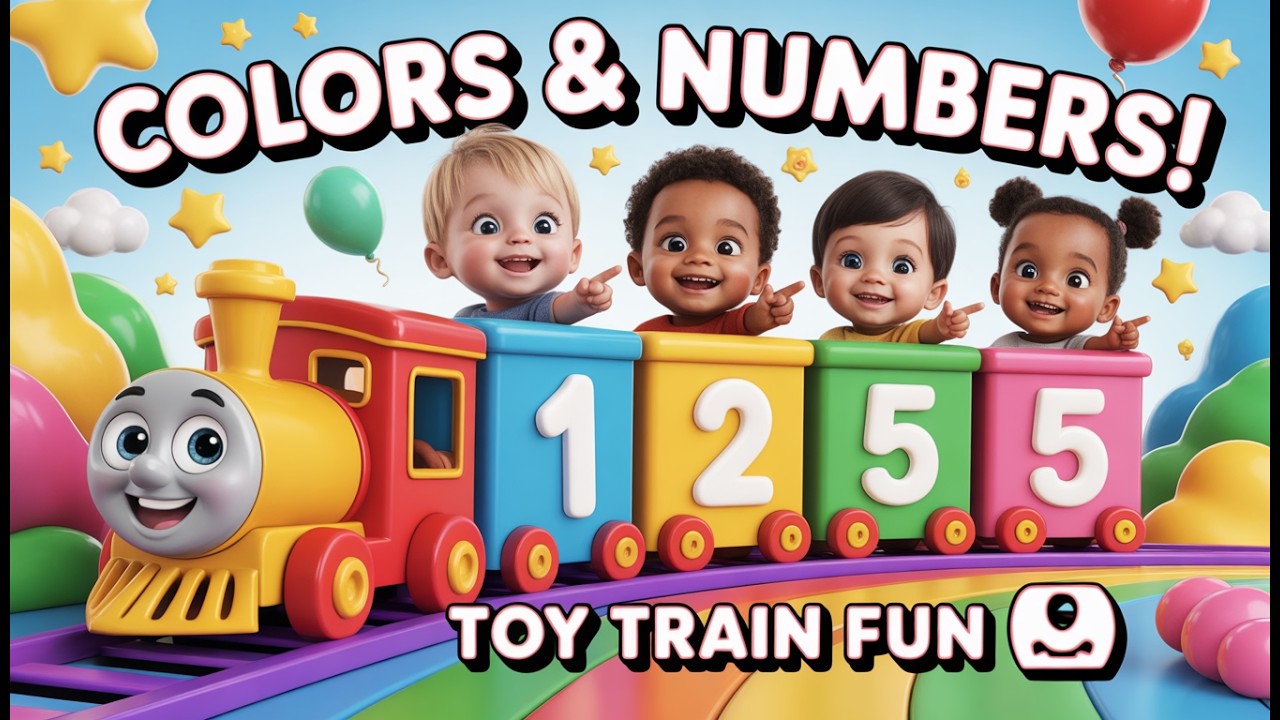Learn Colors & Numbers FAST with Toy Train Fun! - YouTube