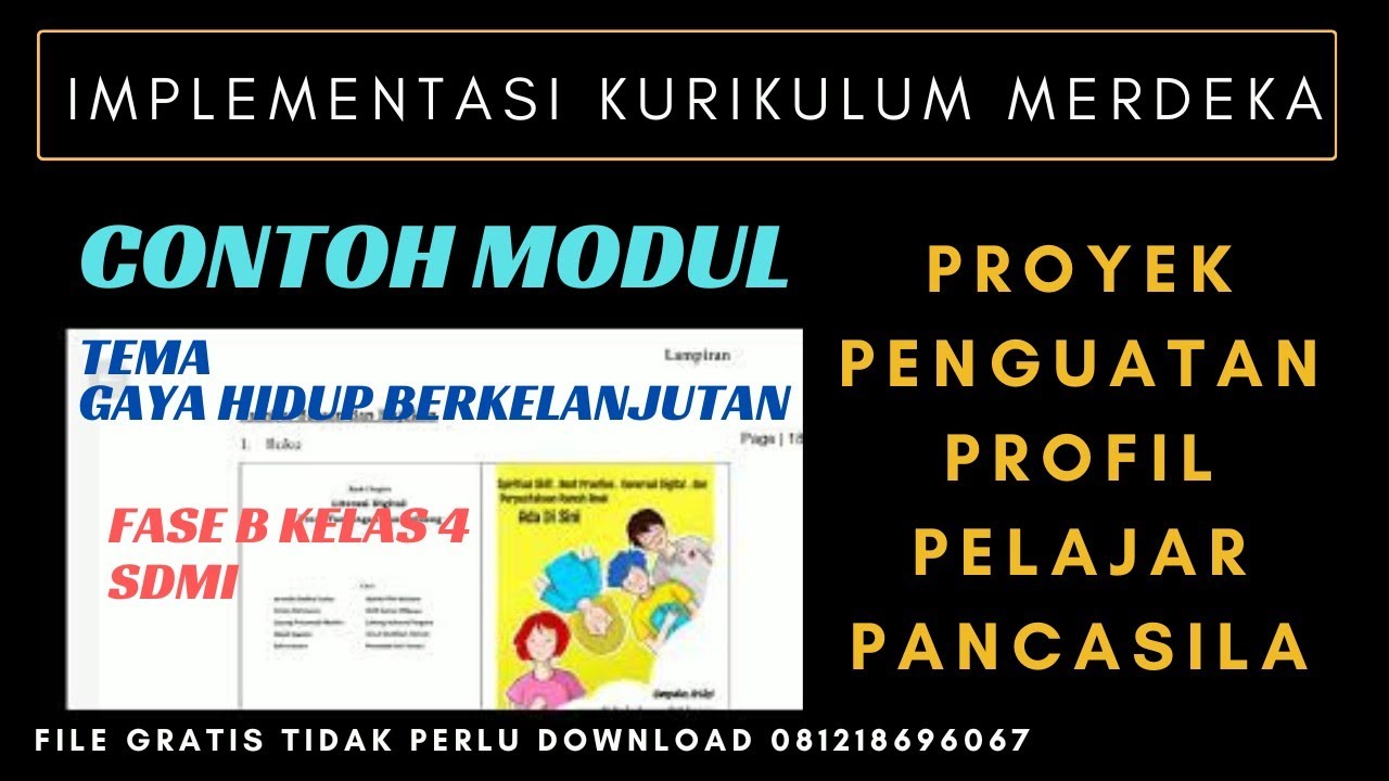 Contoh Modul Proyek Penguatan Profil Pelajar Pancasila SD Fase B Kelas ...