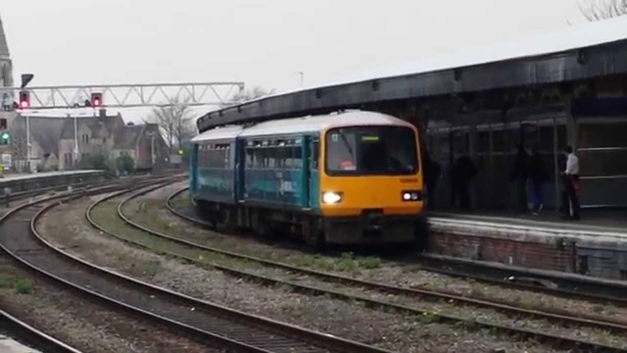 new Arriva Trains Wales class 143 Pacer DMU Arriving at Gloucester 02 ...